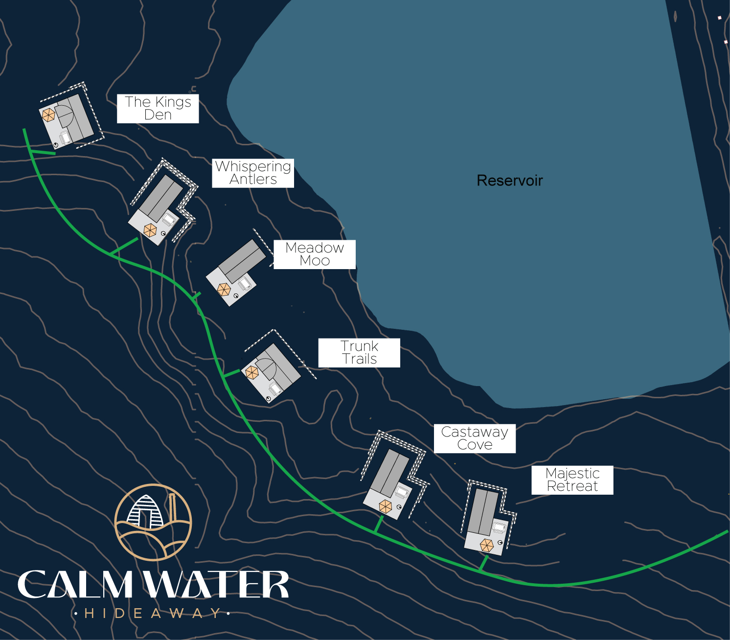 Site Map & Rules - CalmWater Hideaway